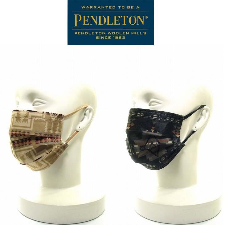 【楽天市場】PENDLETON ペンドルトン 6P SET PRINT MASK 6枚セットプリントマスク 不織布にハーディング柄をプリントし ...