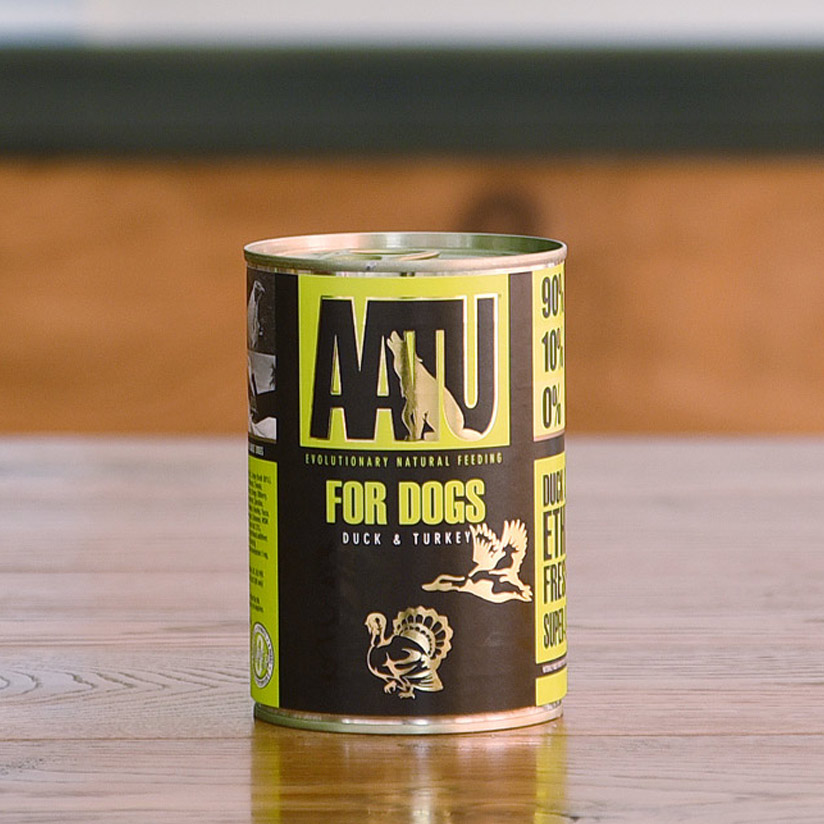 【楽天市場】AATU ウェットフードフォードッグ ダック＆ターキー 400g：フリーステッチ