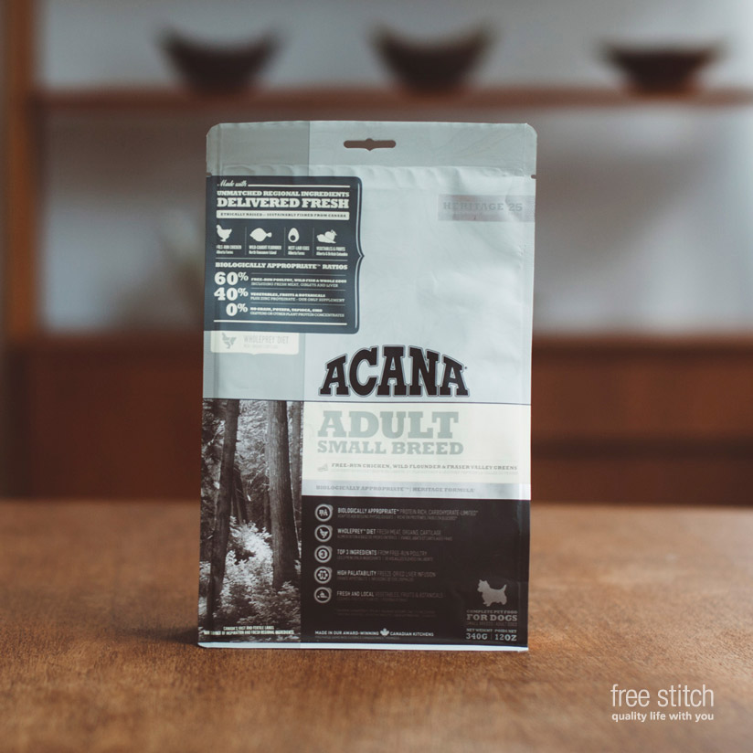【楽天市場】ACANA Adult small breed recipe 340g アカナ アダルト スモール ブリード レシピ：フリーステッチ