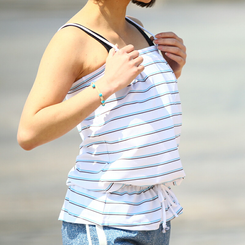 【楽天市場】水着 レディース 体型カバー トップス キャミソール 単品 ns-3018：水着サーフパンツ専門SAFSサフス