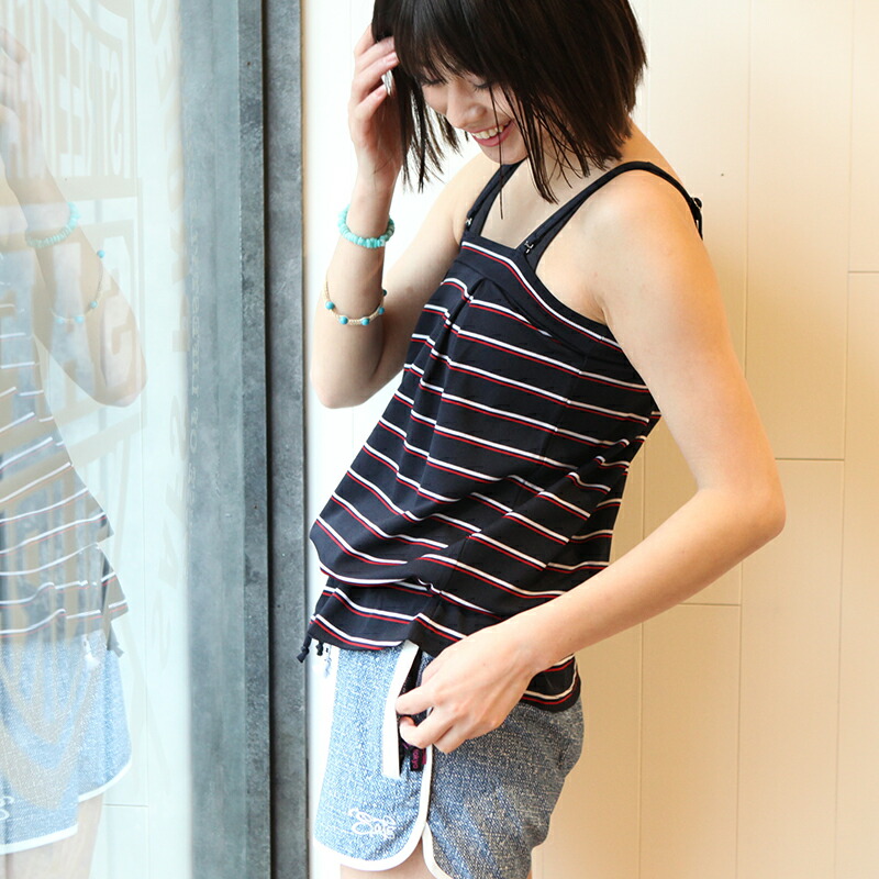 【楽天市場】水着 レディース 体型カバー トップス キャミソール 単品 ns-3018：水着サーフパンツ専門SAFSサフス