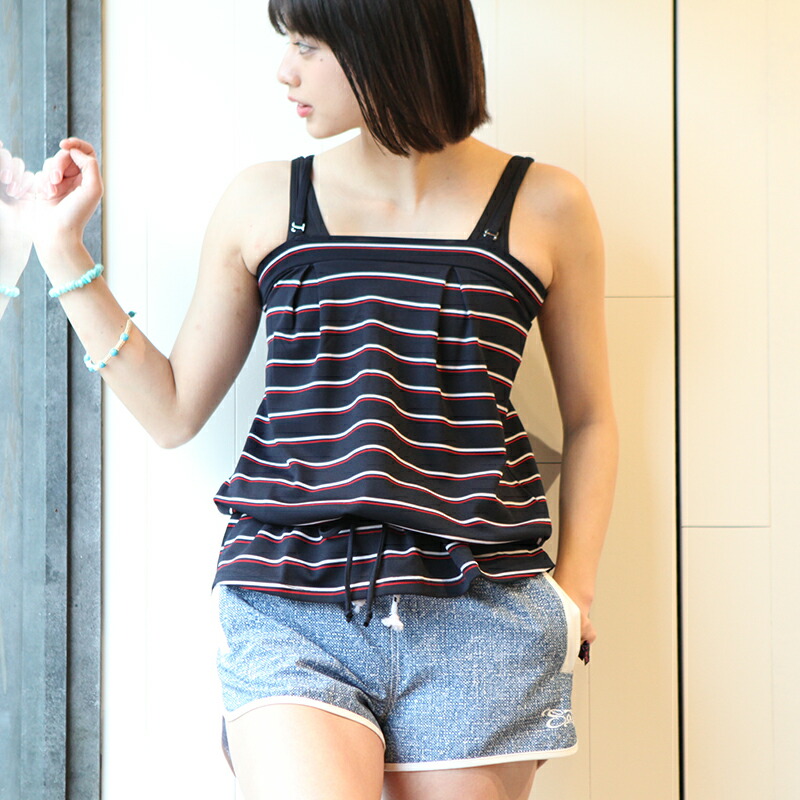 【楽天市場】水着 レディース 体型カバー トップス キャミソール 単品 ns-3018：水着サーフパンツ専門SAFSサフス