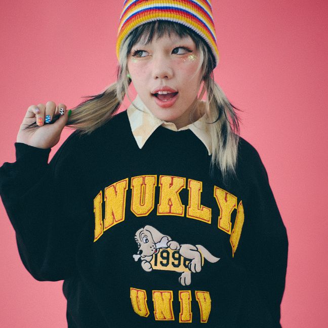 【楽天市場】GALFY OFFICIAL 【イヌックリンスウェット】 ガルフィー ヤンキー オシャレ おしゃれ かわいい かっこいい メンズ レディース 男女兼用 ユニセックス 白 黒 炭黒 ...