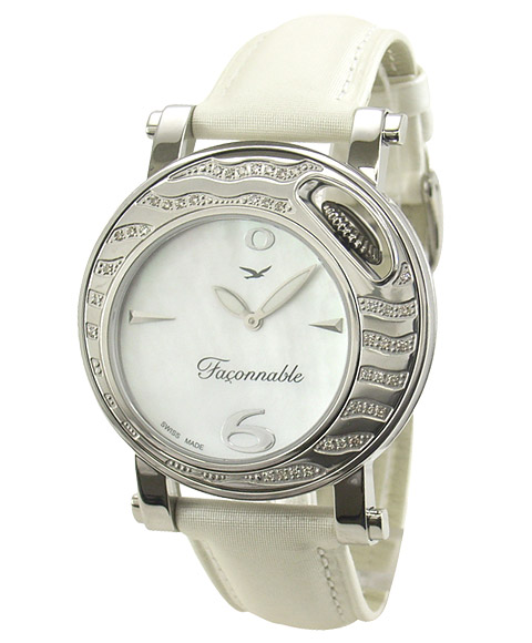 【楽天市場】ワケあり アウトレット Faconnableファソナブル タイムオフダイヤモンド ダイヤウェーブ Lady's 腕時計 FLPT2 ...