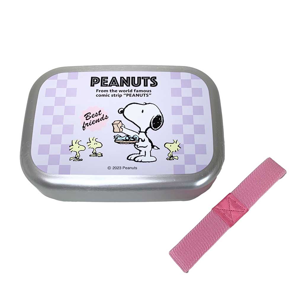 【楽天市場】[お買い物マラソンエントリーでポイント7倍 7/4 20時～]スヌーピー PEANUTS 80's Cafe アルミ弁当箱 664182 (ALB5NV) 370ml SNOOPY ...