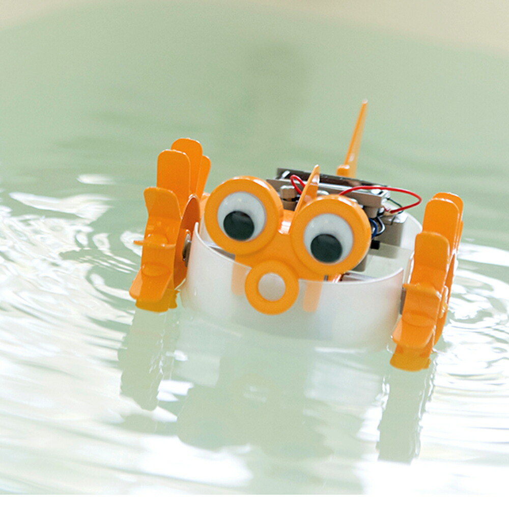【楽天市場】太陽光で動く おさかなロボ おひさまアクアロボット/エコサイエンス 4M 実験キット 工作キット 太陽光発電 知育玩具 子供 ...