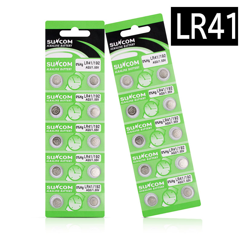 【楽天市場】LR41 ボタン電池 アルカリ電池 10個 (1シート) 1.5V：INK HOUSE