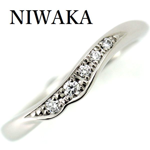 【楽天市場】NIWAKA 俄 唐花 ダイヤモンド リング Pt950 7号【中古】：株式会社シェリィー宝飾