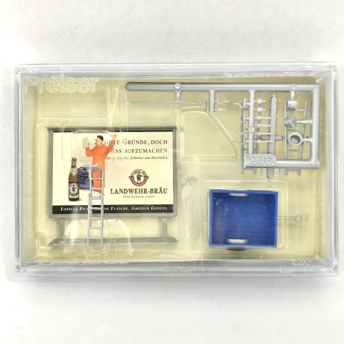 【楽天市場】看板作業員（10526）【Preiser】【1/87】【ミニチュア】【ジオラマ】【フィギュア】：LEAFS