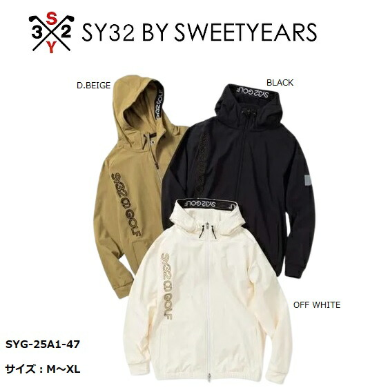 楽天市場】SY32 ゴルフ ゴルフウェア ニットパーカー 長袖 メンズ