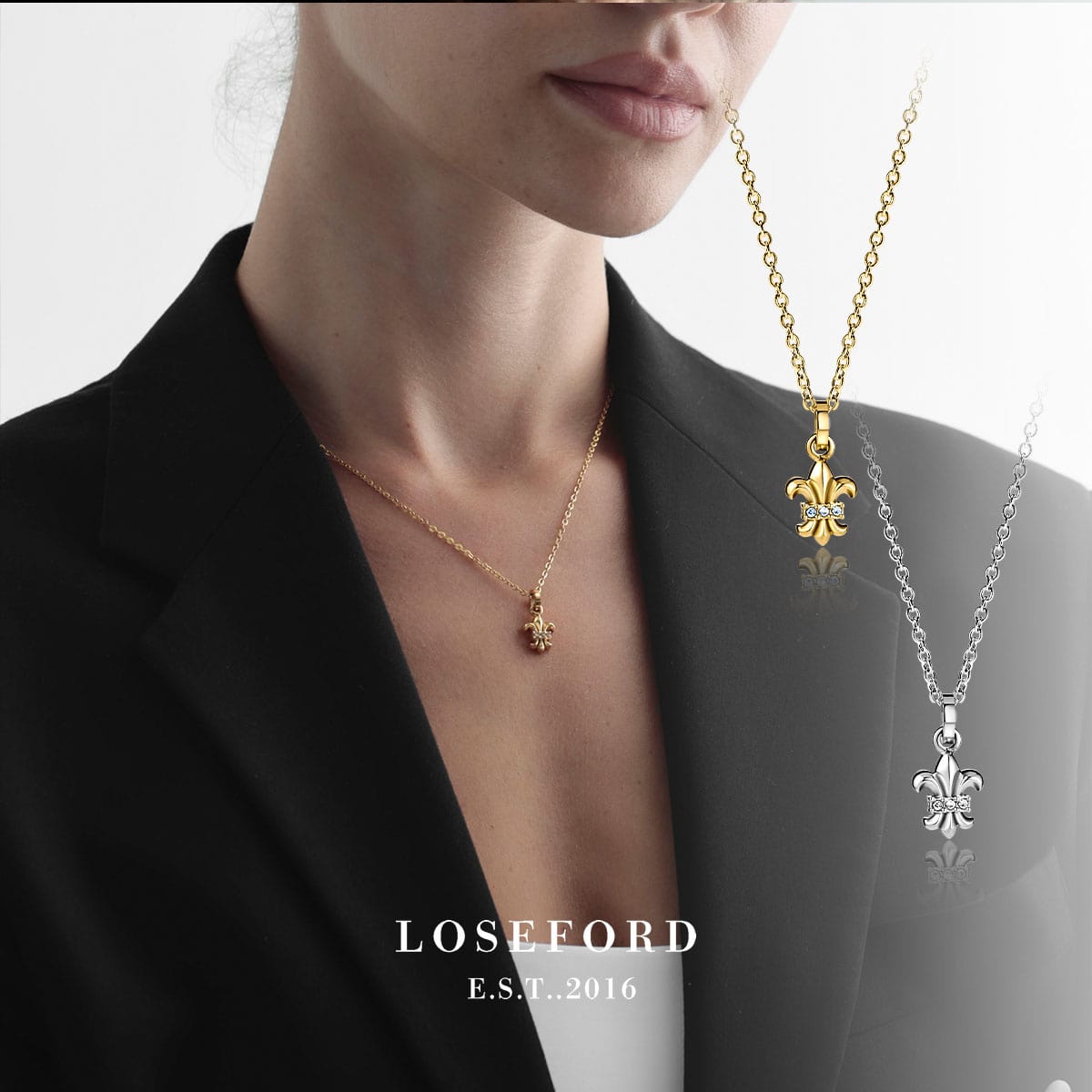 【楽天市場】【LOSE FORD 公式】百合ネックレス レディースアクセサリー ペア ユリ ステンレスアクセサリー 金属アレルギー 316L ギフト シンプル お洒落 人気 記念日 ギフト ...