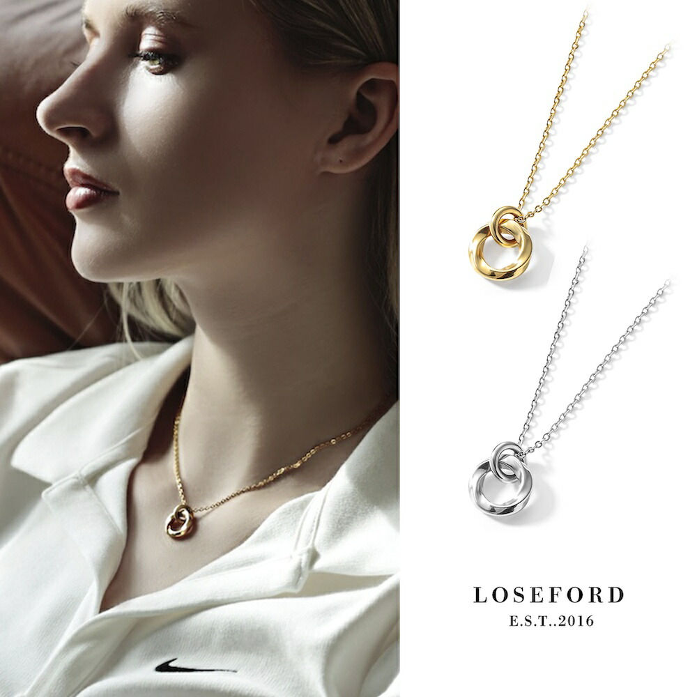 【楽天市場】【LOSE FORD 公式】 316L ツイストネックレス ネックレス レディース ペア ペアネックレス ゴールド シルバー ステンレス 金属アレルギー ギフト シンプル お洒落 ...