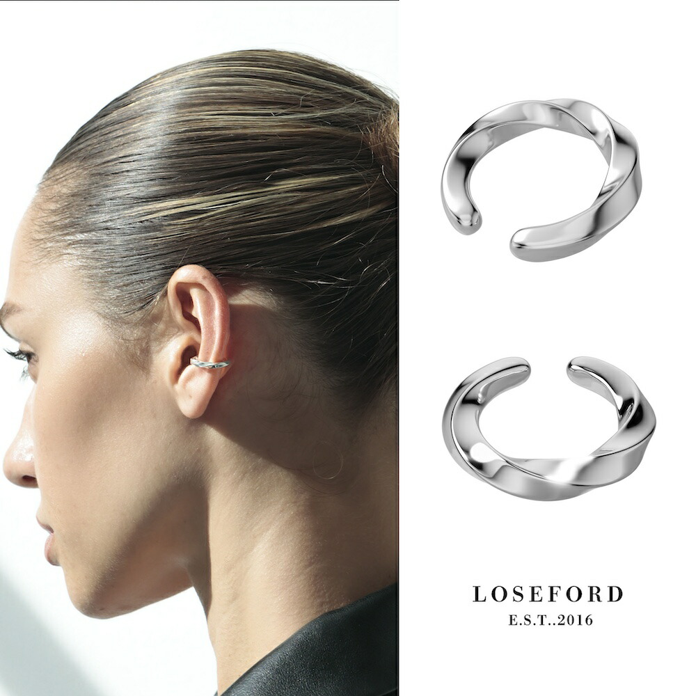 【楽天市場】【LOSE FORD 公式】 イヤーカフ ツイスト 片耳用 シルバー s925 金属アレルギー対応 レディース ペア ユニセックス 敏感肌 レディースアクセサリー シンプル ギフト ...