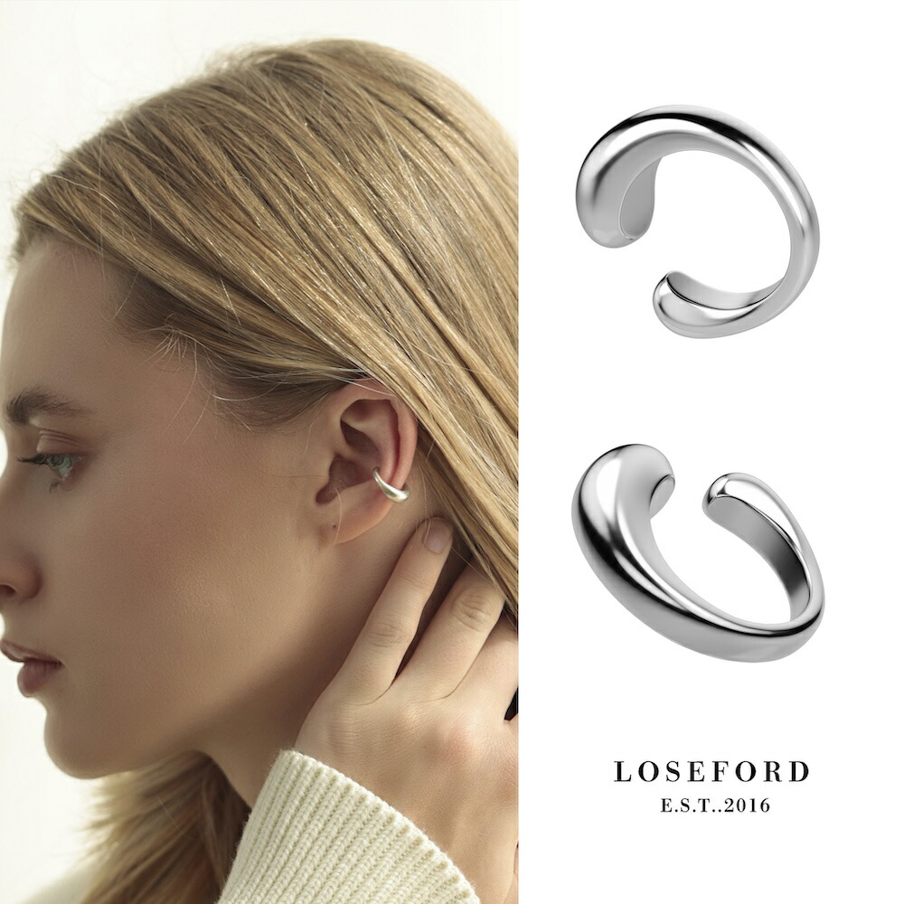 【楽天市場】【LOSE FORD 公式】 イヤーカフ ラウンド 片耳用 シルバー s925 金属アレルギー対応 レディース ペア ユニセックス 敏感肌 レディースアクセサリー シンプル ギフト ...