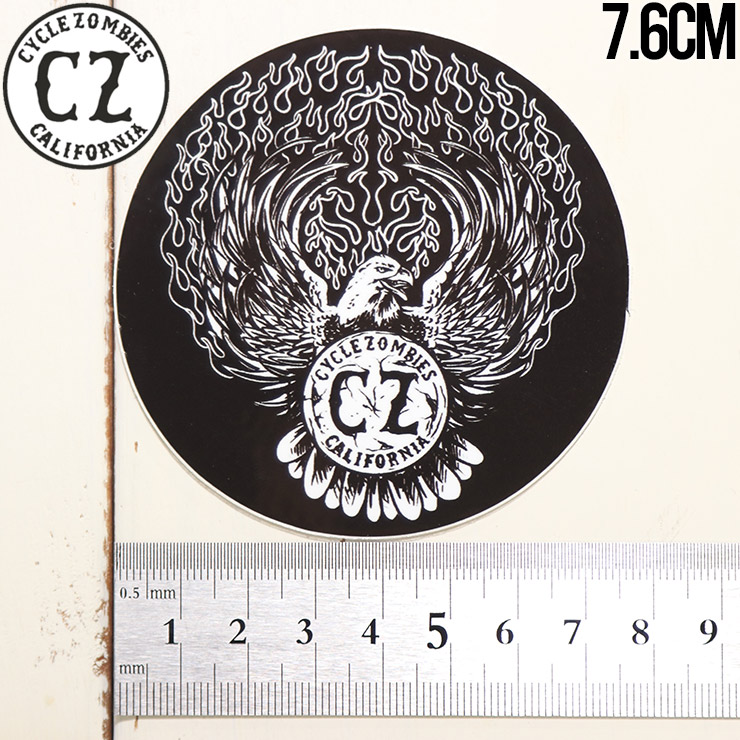 【楽天市場】【クリアランスセール】 Cycle Zombies サイクルゾンビーズ CZ STICKER ステッカー CZ-STK-001 ...