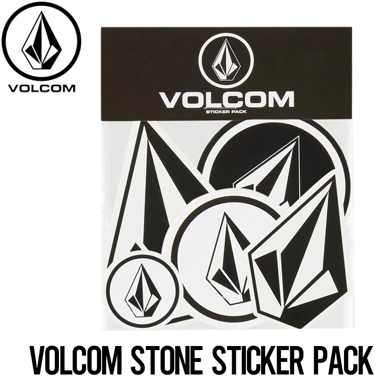 【楽天市場】ステッカーセット ステッカーパック VOLCOM STONE STICKER PACK D6711499 日本代理店正規品：LUG ...