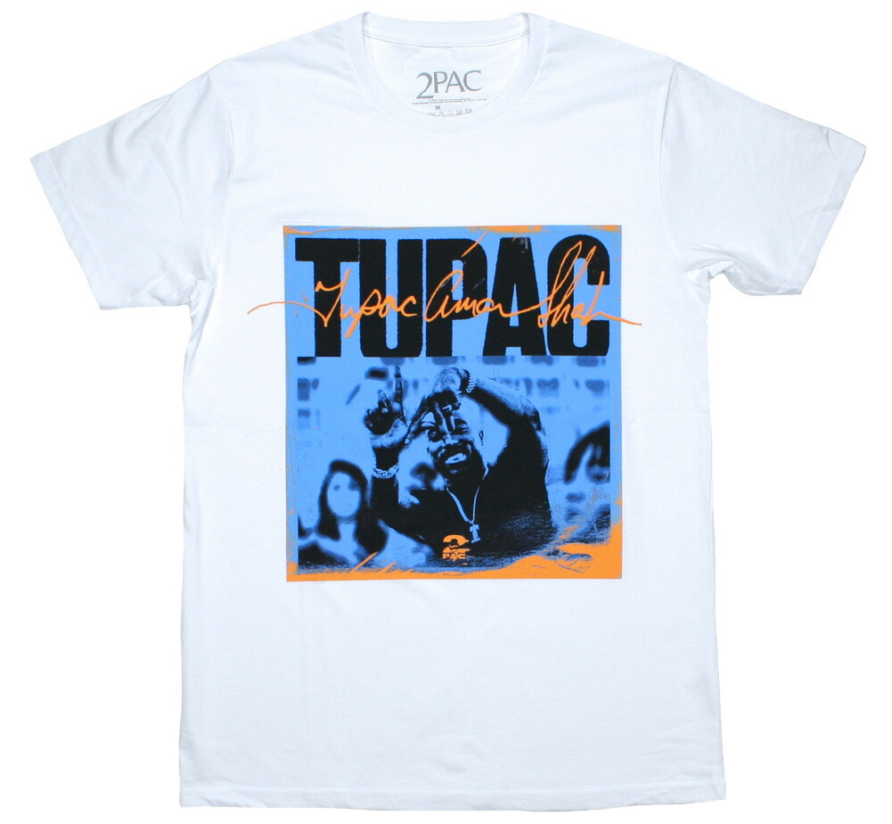 【楽天市場】2Pac / LA Hand Sign Tee (White) - 2PAC Tシャツ：Lury