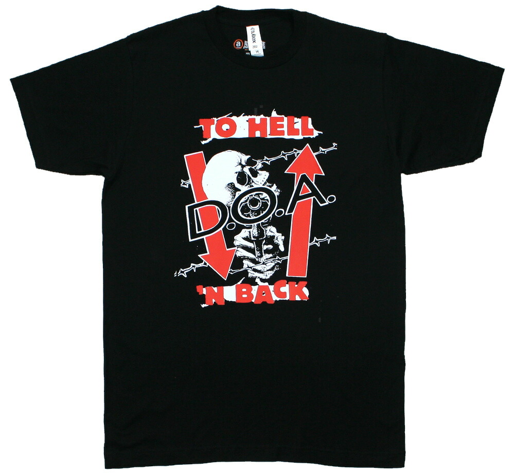 【楽天市場】D.O.A. / To Hell And Back Tee (Black) - D.O.A. Tシャツ：Lury