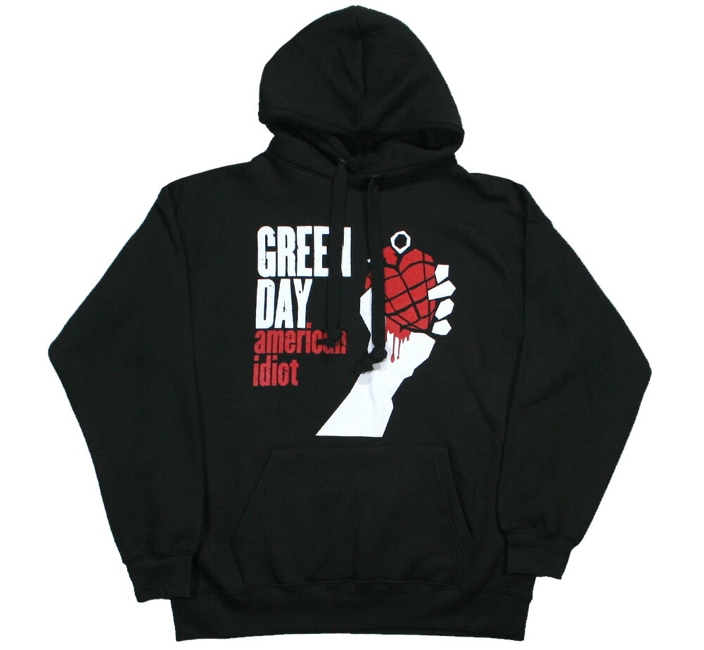 【楽天市場】Green Day / American Idiot Hoodie (Black) - グリーン・デイ フード パーカ：Lury