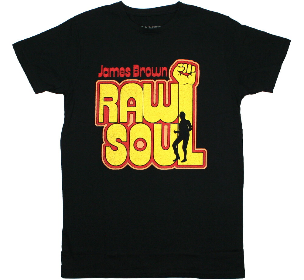 【楽天市場】James Brown / Raw Soul Tee (Black) - ジェームス・ブラウン Tシャツ：Lury