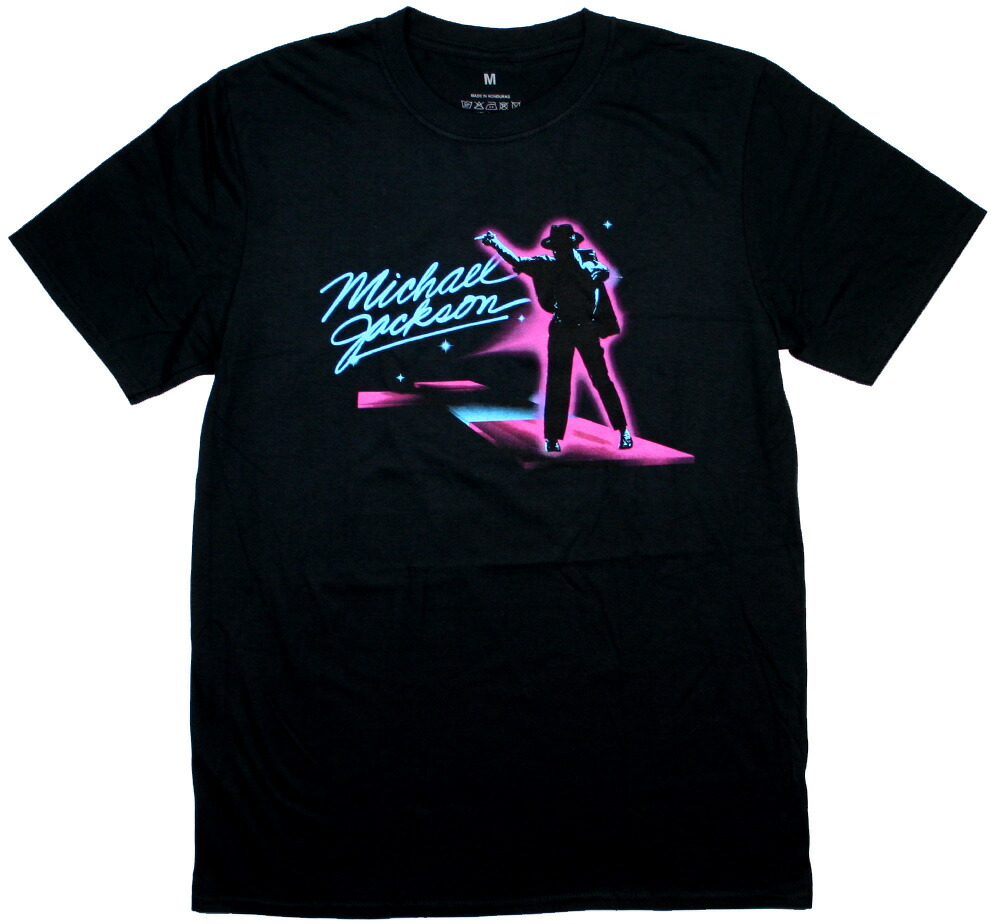 【楽天市場】Michael Jackson / Neon Tee (Black) - マイケル・ジャクソン Tシャツ：Lury
