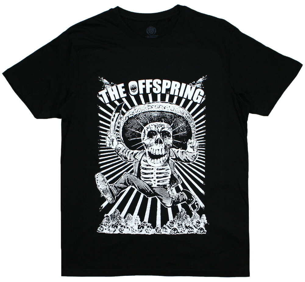 【楽天市場】The Offspring / Jumping Skeleton Tee (Black) - オフスプリング Tシャツ：Lury