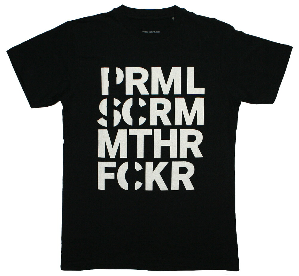 【楽天市場】Primal Scream / MTHR FCKR Tee 3 (Black) - プライマル・スクリーム Tシャツ：Lury