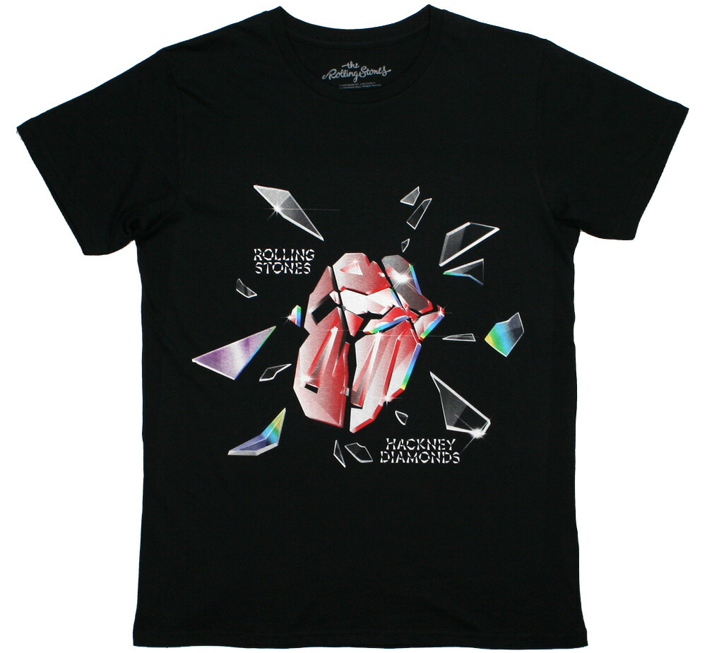 【楽天市場】The Rolling Stones / Hackney Diamonds Tee 3 (Black) - ザ・ローリング ...