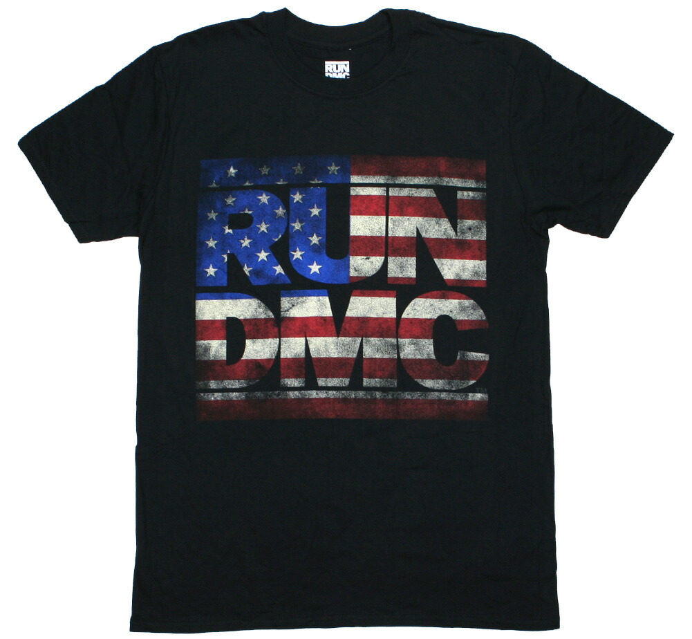 【楽天市場】RUN DMC / Americana Logo Tee (Black) - RUN DMC Tシャツ：Lury