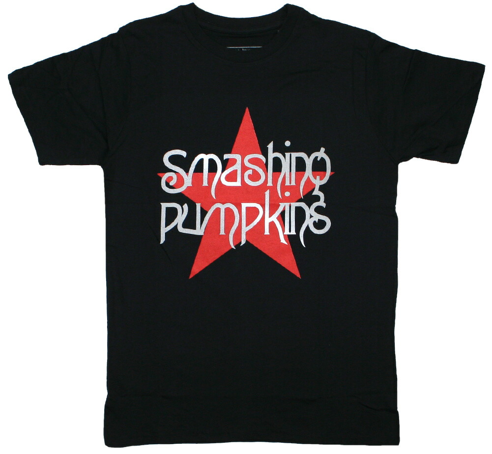 【楽天市場】The Smashing Pumpkins / Star Logo Tee (Black) - スマッシング・パンプキンズ T ...