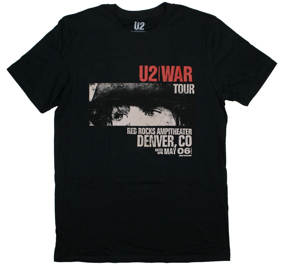 【楽天市場】U2 / War Tour Tee (Black) - U2 Tシャツ：Lury
