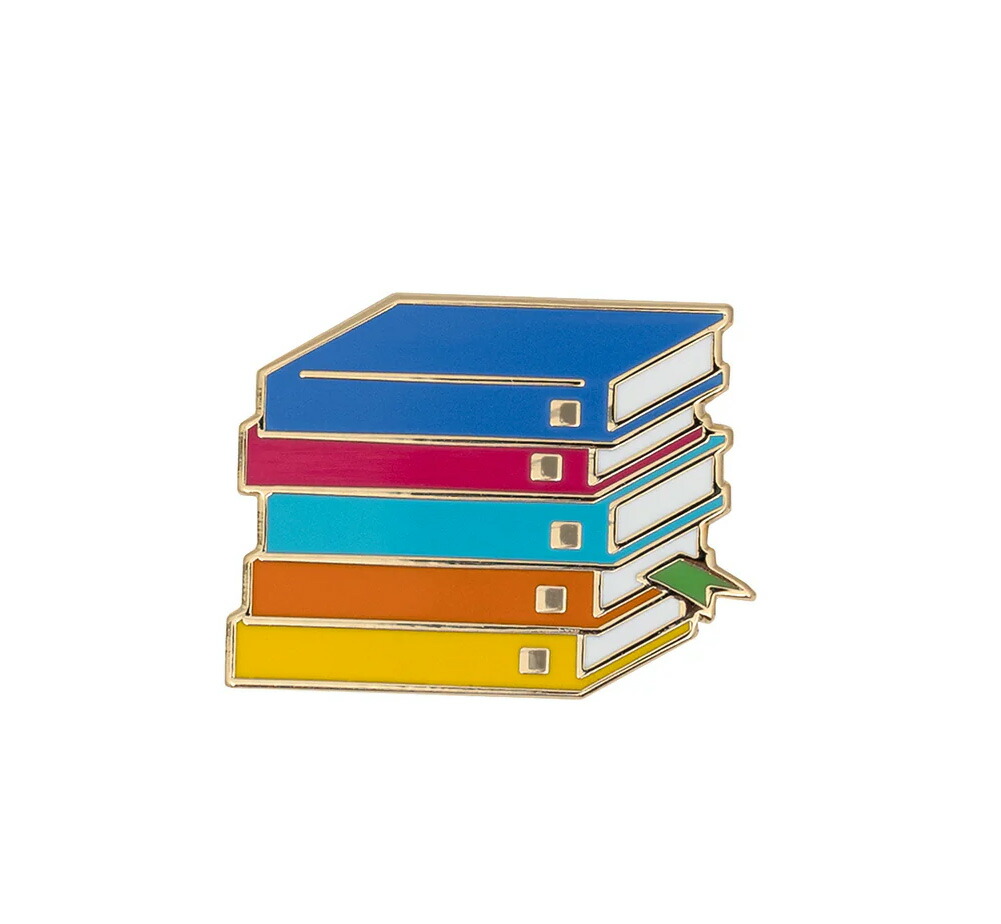 【楽天市場】[Out of Print] Emily Henry / Book Stack Enamel Pin - [アウト・オブ・プリント ...