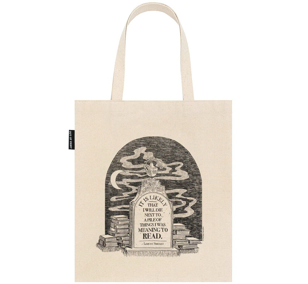 【楽天市場】[Out of Print] Lemony Snicket / Things I Was Meaning to Read Tote ...
