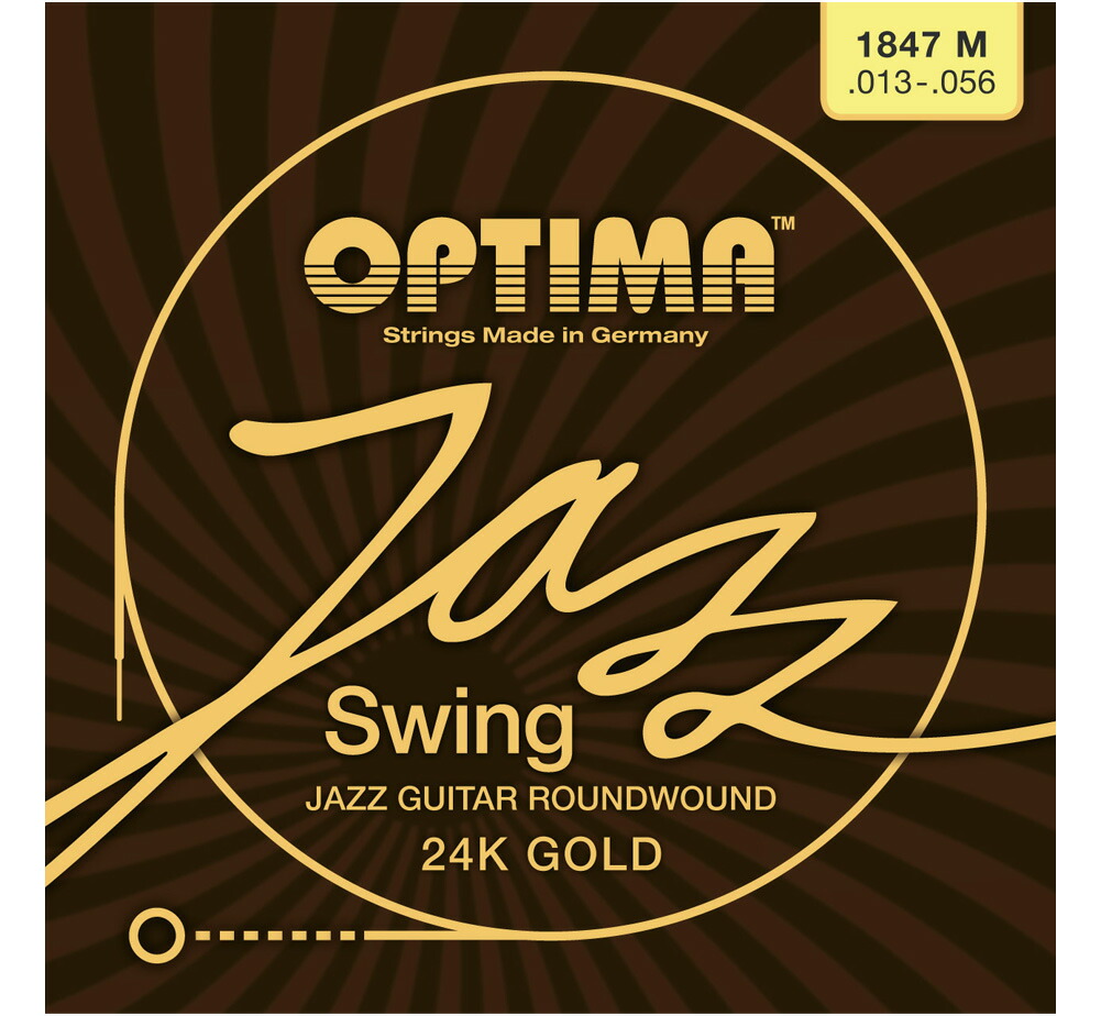 【楽天市場】[OPTIMA] 24K Gold Jazz Strings [1847.M] (.013-.056) - オプティマ 24K ...