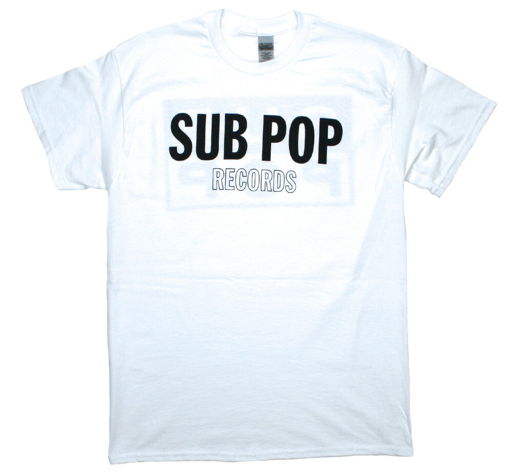 【楽天市場】Sub Pop Records / Text Logo Tee 2 (White) - サブ ポップ レコーズ Tシャツ：Lury