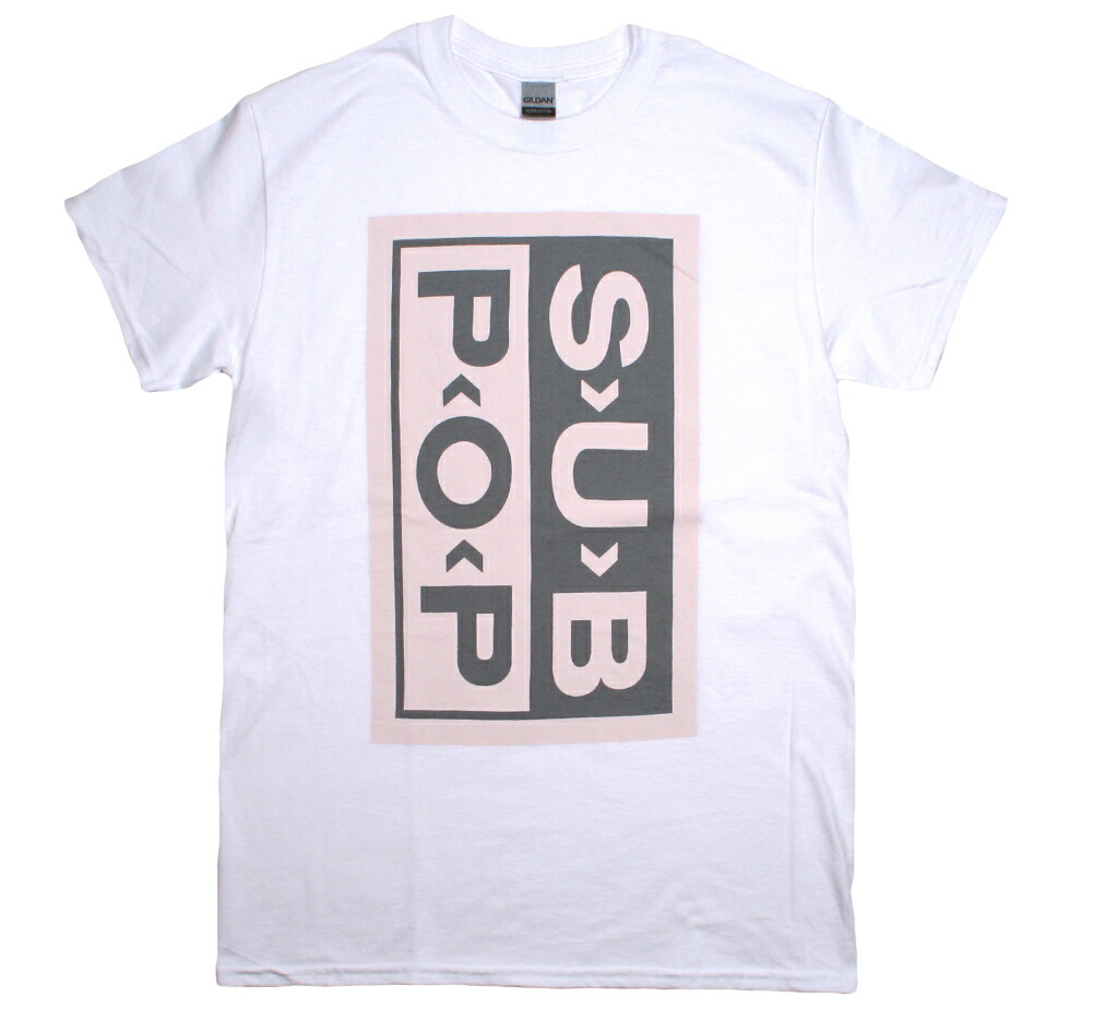 【楽天市場】Sub Pop Records / Rotating Logo Tee (White) - サブ ポップ レコーズ Tシャツ：Lury