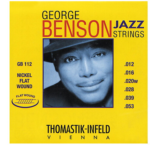 【楽天市場】[Thomastik-Infeld] George Benson Jazz Strings GB112 (.012-.053 ...