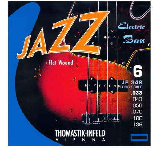 【楽天市場】[Thomastik-Infeld] Jazz Electric Bass JF346 Long Scale 34" (.033 ...