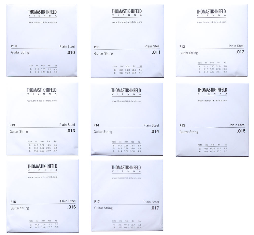 【楽天市場】[Thomastik-Infeld] Single Plain Steel String (Brass Plated) - トマ ...