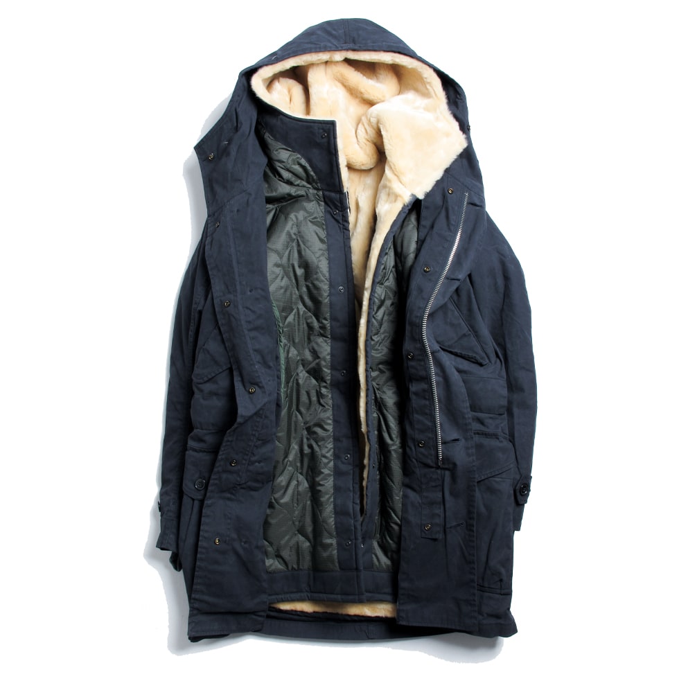 【楽天市場】【RELWEN】レルウェン ARCTIC PARKA 極寒地アウター ヘビーアウター NAVY 極暖 2WAY仕様：NORTH ...