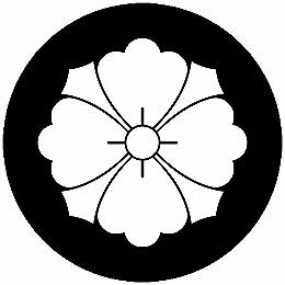 【楽天市場】【送料無料】家紋シール 4911_四方剣花菱 40mm or 23mm 6枚セット 丸型 白紋 NS-4911W：PC-SUPPLY