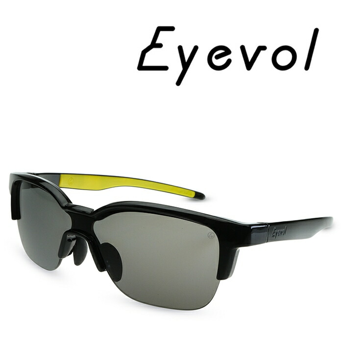【楽天市場】Eyevol アイヴォル FREDRIKSSON-S 58 BK-LY-PL-DK.GRY サングラス 偏光レンズ ブラック イエロー ダークグレー メンズ レディース スポーツ ...