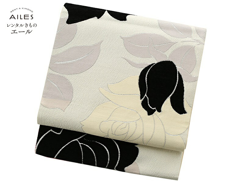 【楽天市場】【レンタル】おしゃれ帯 袋帯 単品 FF0004 白地に薔薇 帯だけ 単品レンタル 袋帯 振袖 成人式 前撮り 結婚式 フォーマル ...