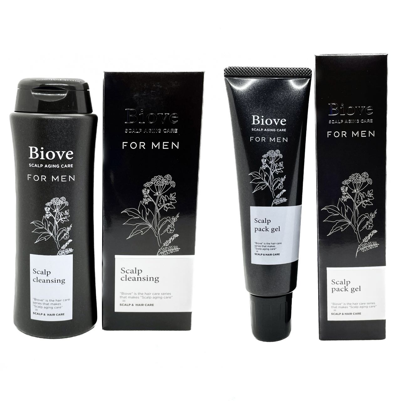 【楽天市場】DEMI デミ BIOVE FOR MEN ビオーブ フォーメン Scalp cleansing 250ml & Scalp pack gel 150g スキャルプシャンプー ...