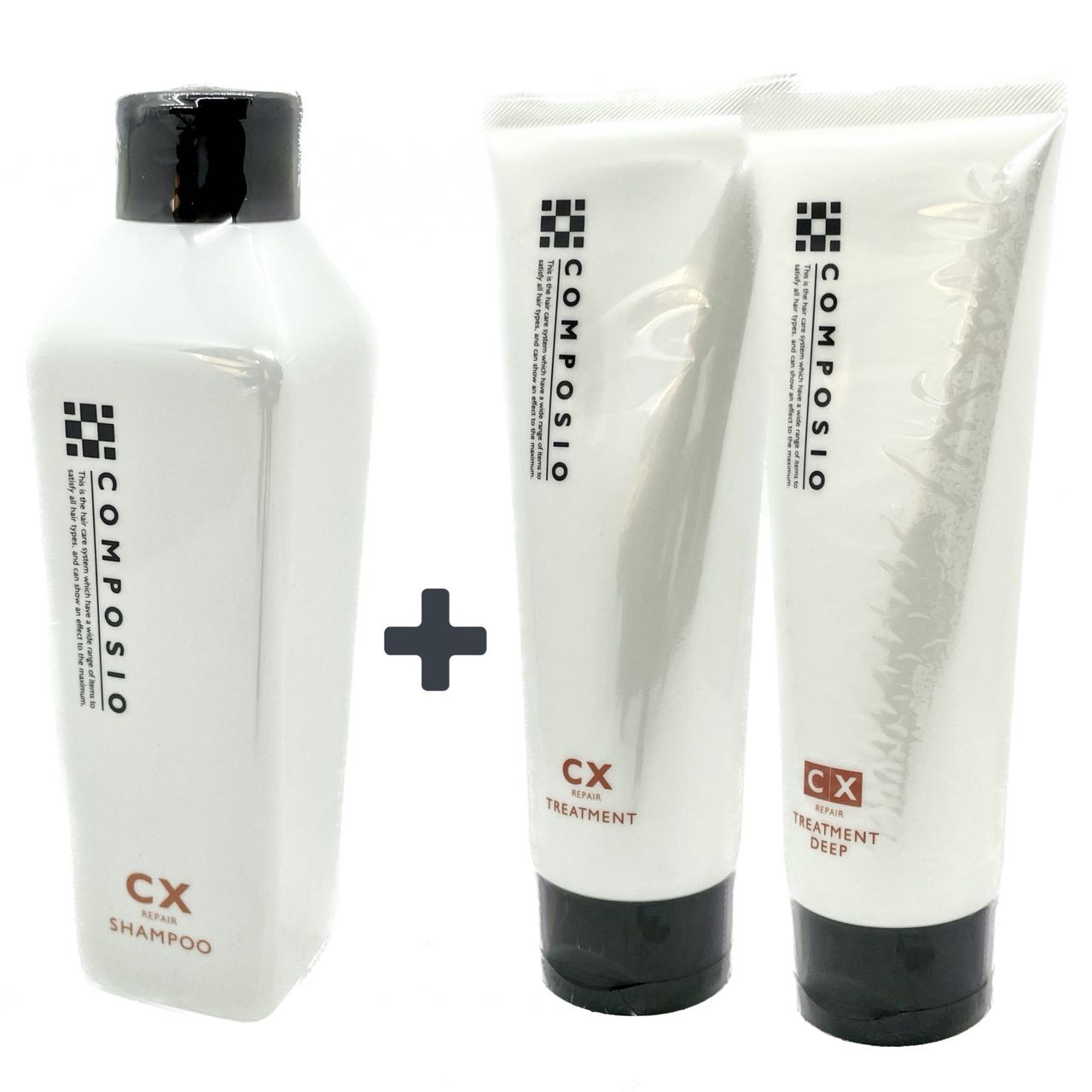【楽天市場】DEMI デミ COMPOSIO コンポジオ CX REPAIR SHAMPOO CXリペアシャンプー 250ml & CX ...
