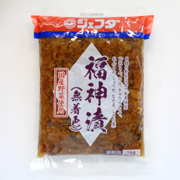 【楽天市場】福神漬 (無着色) 1kg JFDA ジェフダ：食品のネットスーパー・さんきん