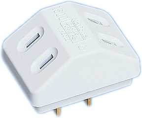 【楽天市場】[即日出荷] WH2012 パナソニック パーソナル配線器具・電材 三角タップ （ホワイト）(定格15A 125V 1500Wまで)：照明器具の専門店 てるくにでんき