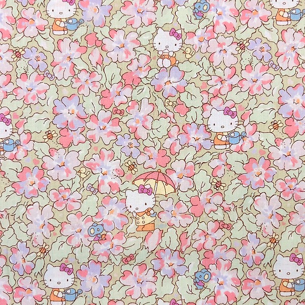 【楽天市場】生地 リバティ・ファブリックス Hello Kitty Primrose Meadow プリムローズ・メドゥ DC33493 ...
