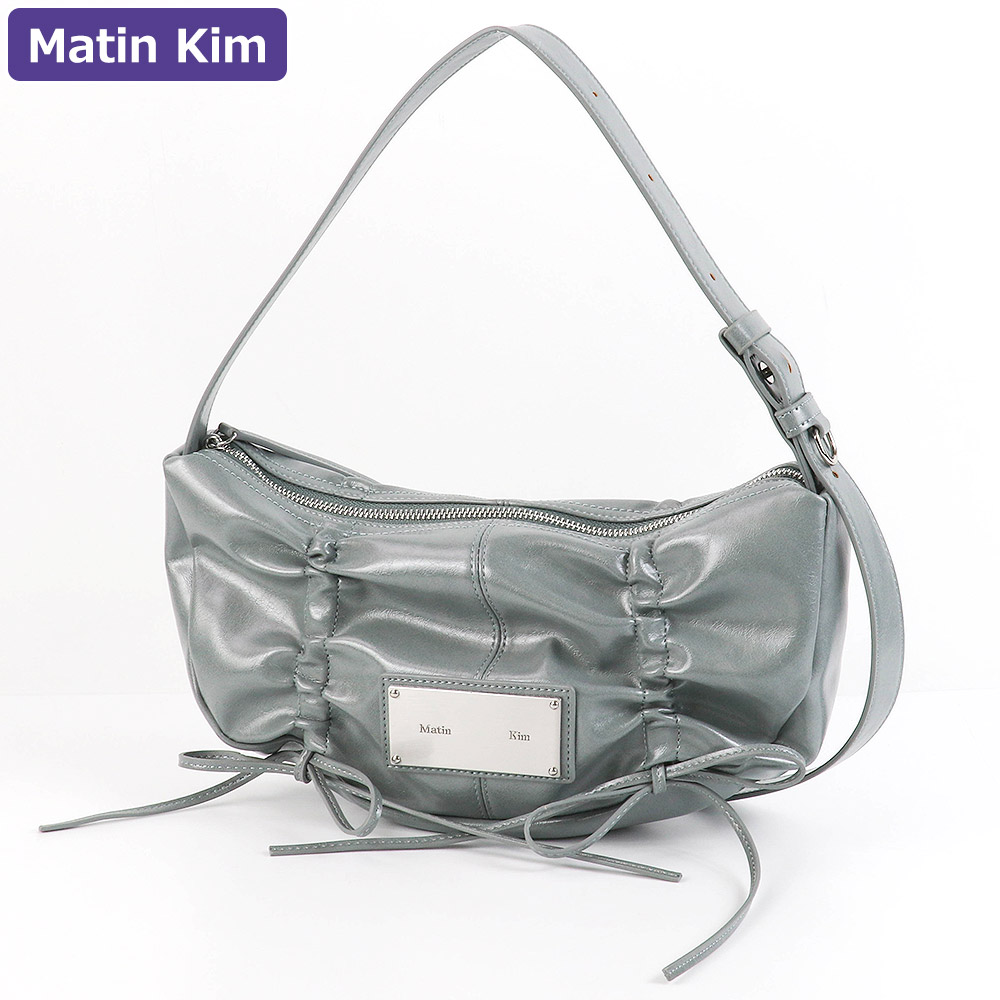 【楽天市場】マーティンキム Matin Kim バッグ ショルダーバッグ MK2500BG002V SMOKEBLUE 2way レディース ...