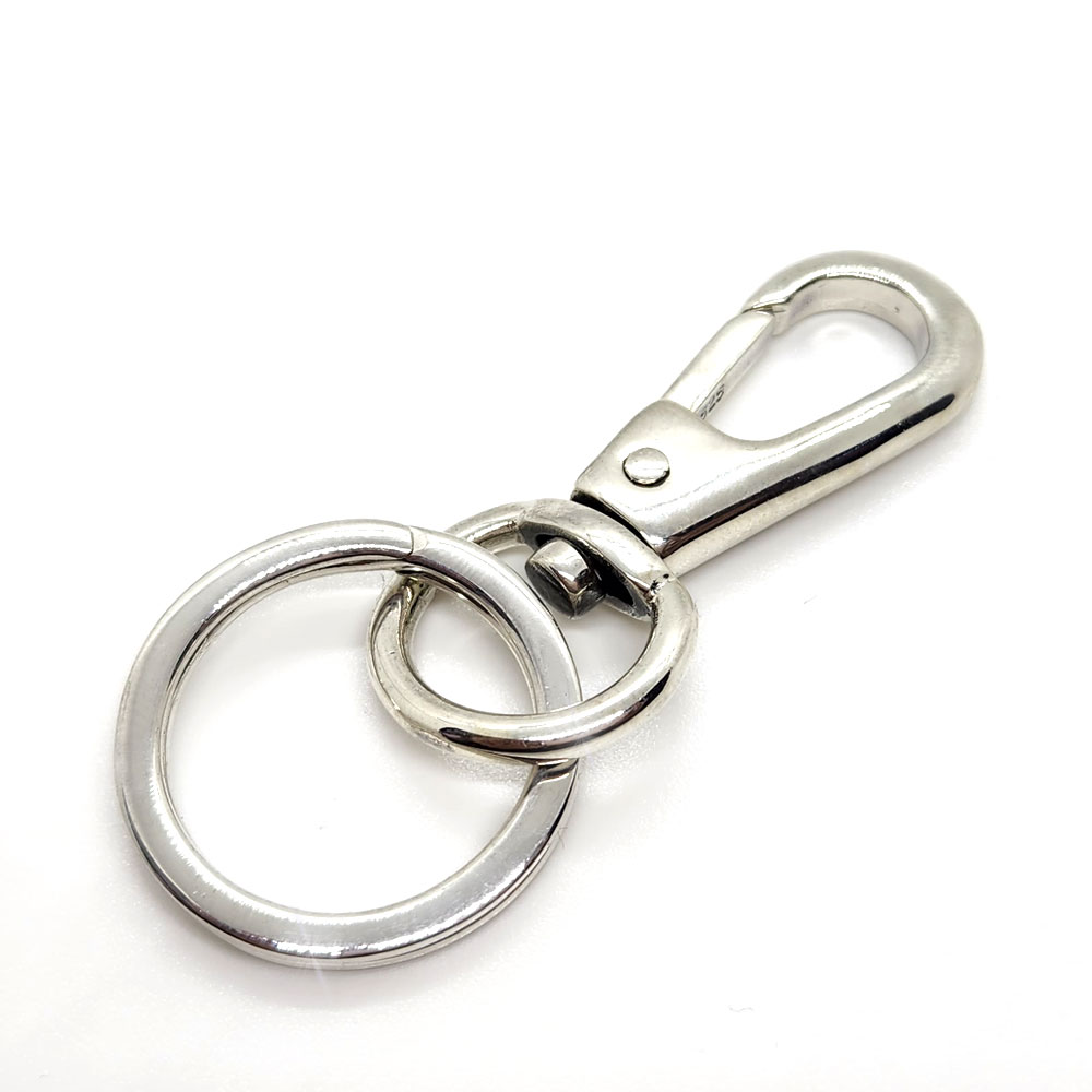 【楽天市場】シンプルスタイル 55mm シルバー925 ナスカン カラビナ キーホルダー【SILVER925 /キーリング /GAH-0003 ...